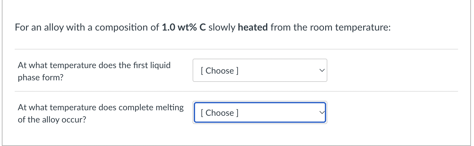 Solved The questions below refer to the Fe−Fe3C phase | Chegg.com