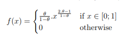 Solved I am trying to find the MLE for theta in this PDF. I | Chegg.com