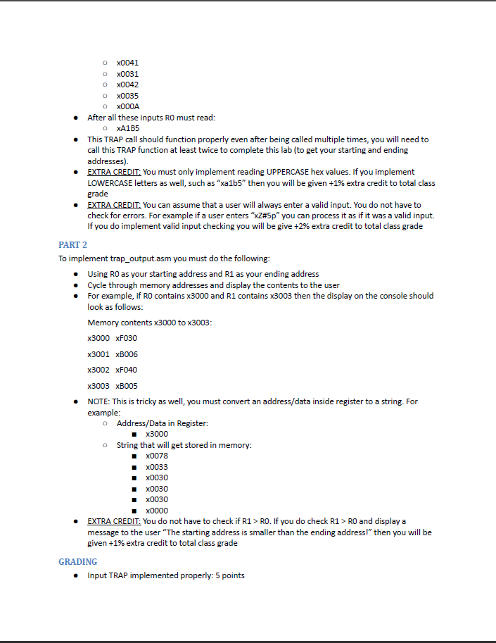 TRAPS and Multiple Files Programming Lab #4 CEG | Chegg.com