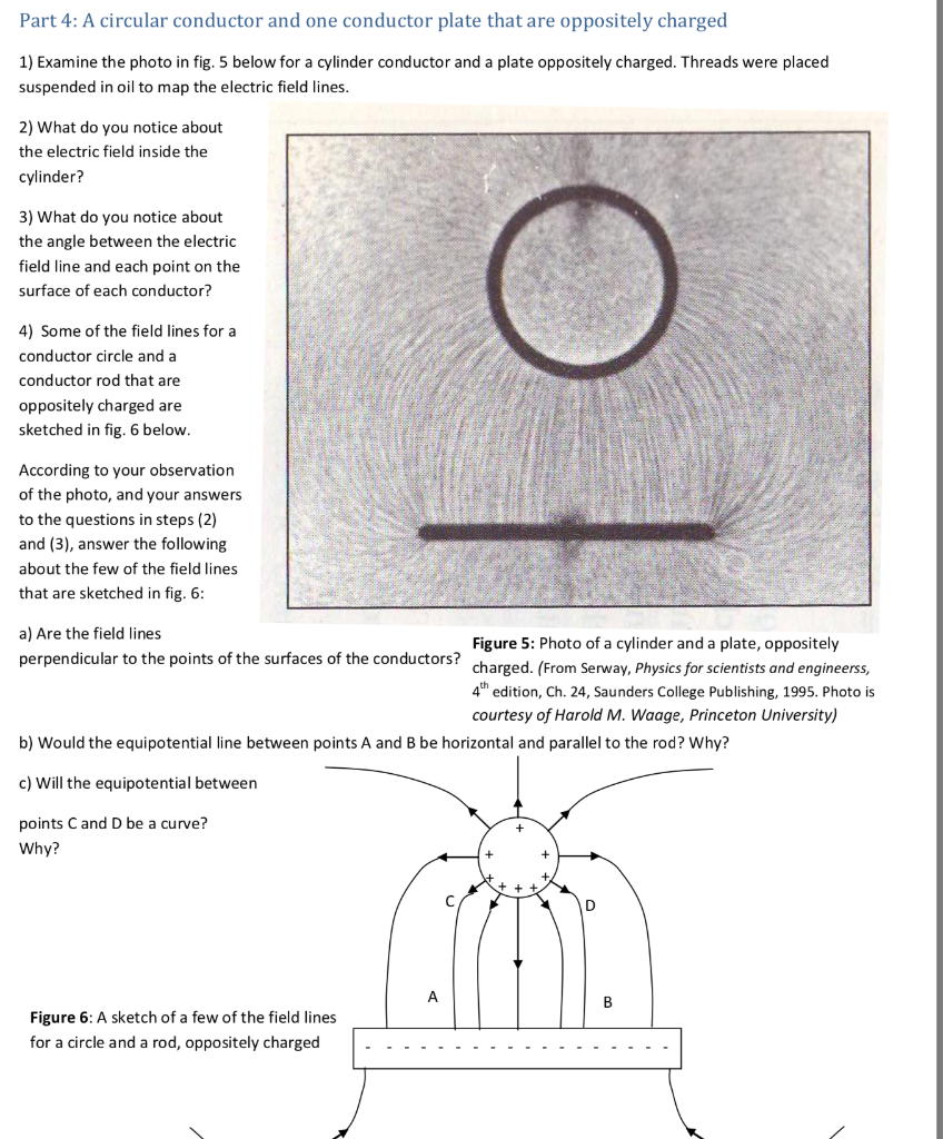 Solved Part 4: A circular conductor and one conductor plate | Chegg.com