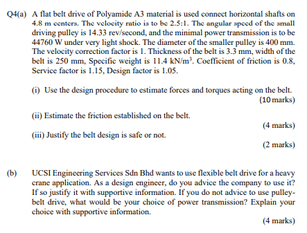 Solved This is Mechanical engineering design subject | Chegg.com
