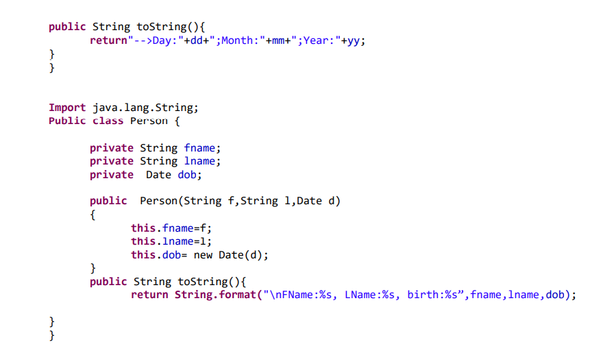 Solved Exercise 1: Write a program to implement following | Chegg.com