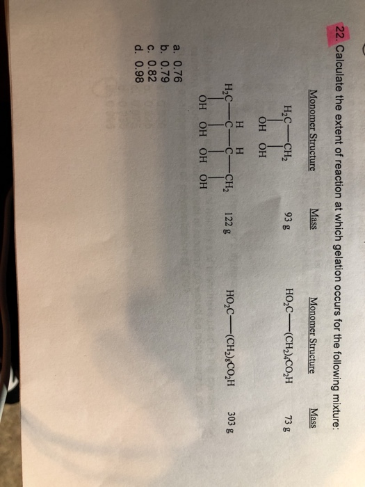 Solved 22. Calculate the extent of reaction at which | Chegg.com