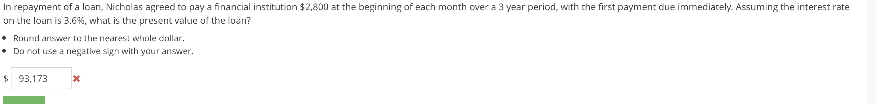 Solved In repayment of a loan, Nicholas agreed to pay a | Chegg.com