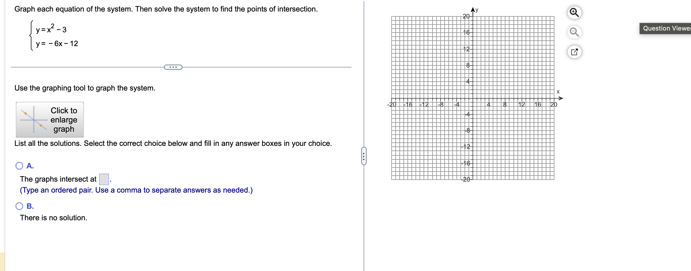 Solved Graph each equation of the system. Then solve the | Chegg.com