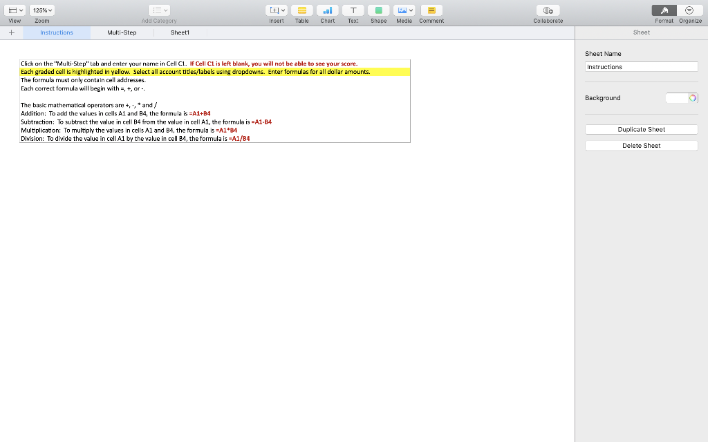 Click on the "Multi-Step" tab and enter pour name in | Chegg.com
