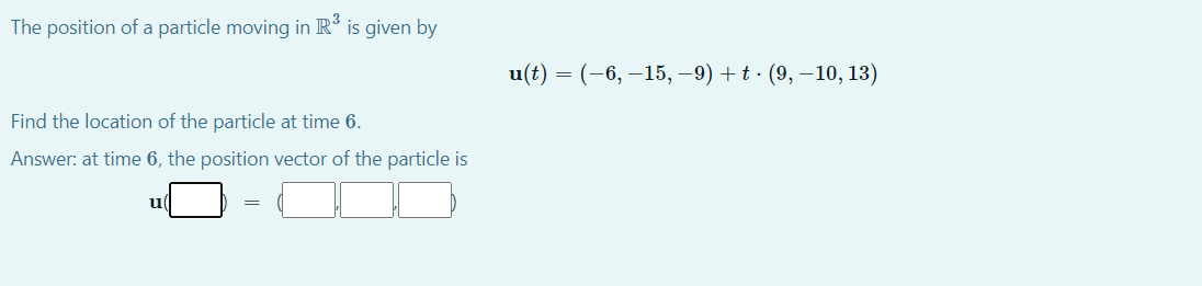 Solved The position of a particle moving in R3 is given by | Chegg.com