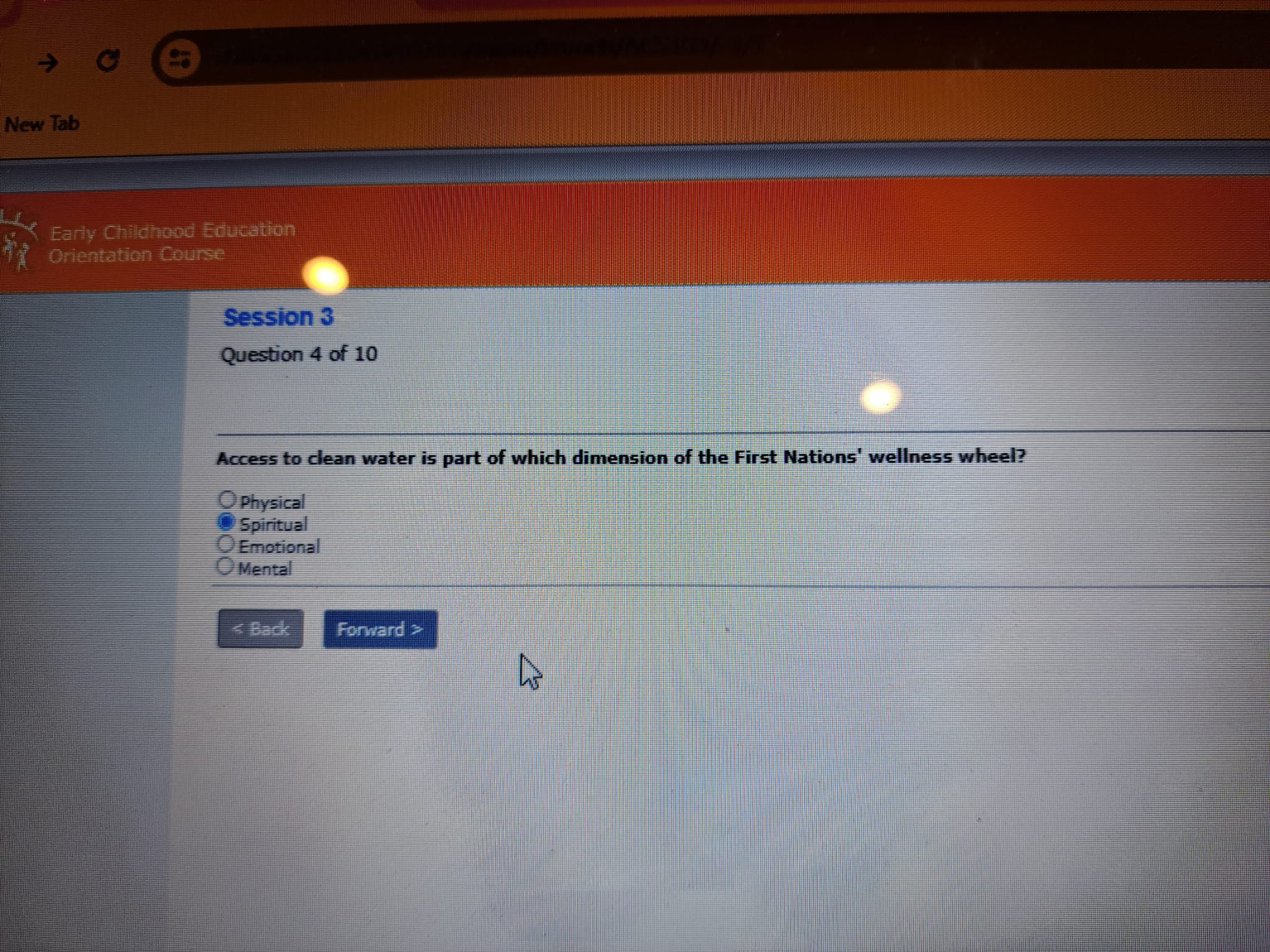 Solved Access to clean water is part of which dimension of | Chegg.com