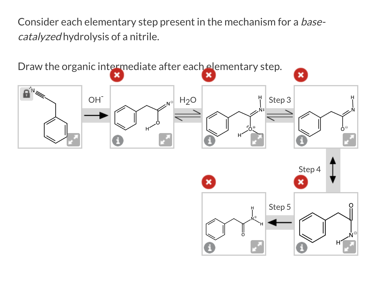 Solved Consider each elementary step present in the | Chegg.com