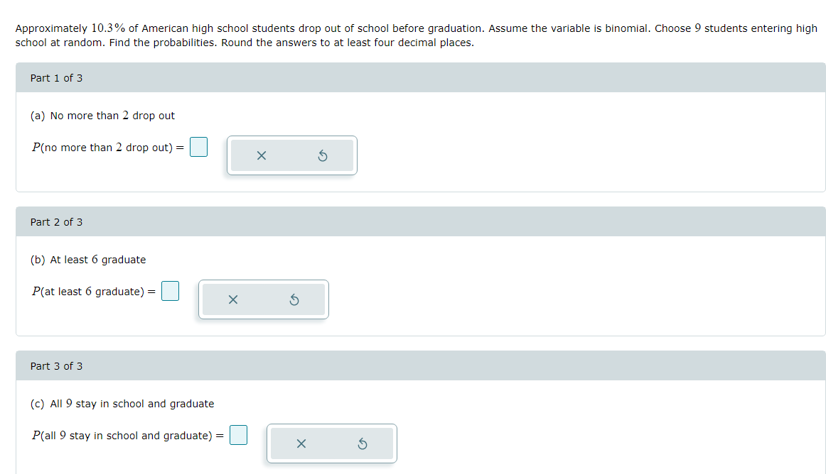 Solved Part 1-3Statistics | Chegg.com