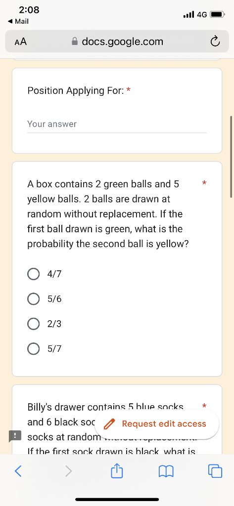 Solved A box contains 2 green balls and 5 yellow balls. 2 | Chegg.com