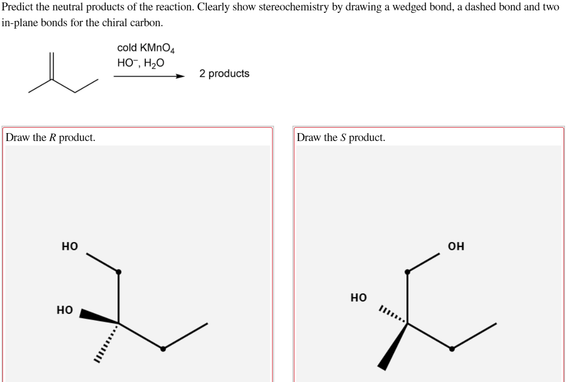Solved Predict the neutral products of the reaction. Clearly | Chegg.com