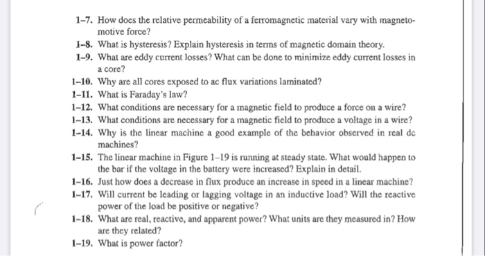 Solved Answer questions: 1-8, 1-10, 1-14 and 1-16 ONLY! No | Chegg.com