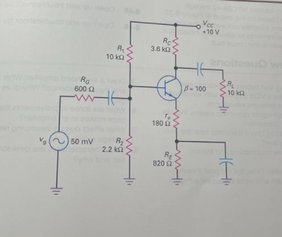 Solved Ch8-30: If the generator resistance in Fig. 8-36 is | Chegg.com