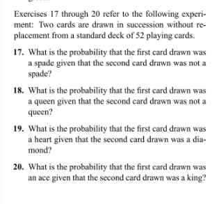 Solved Exercises 17 through 20 refer to the following | Chegg.com