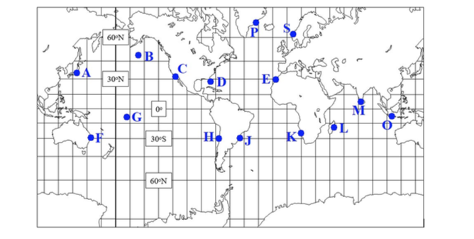 Solved 2. Examine the map below. Sketch the route a sail | Chegg.com