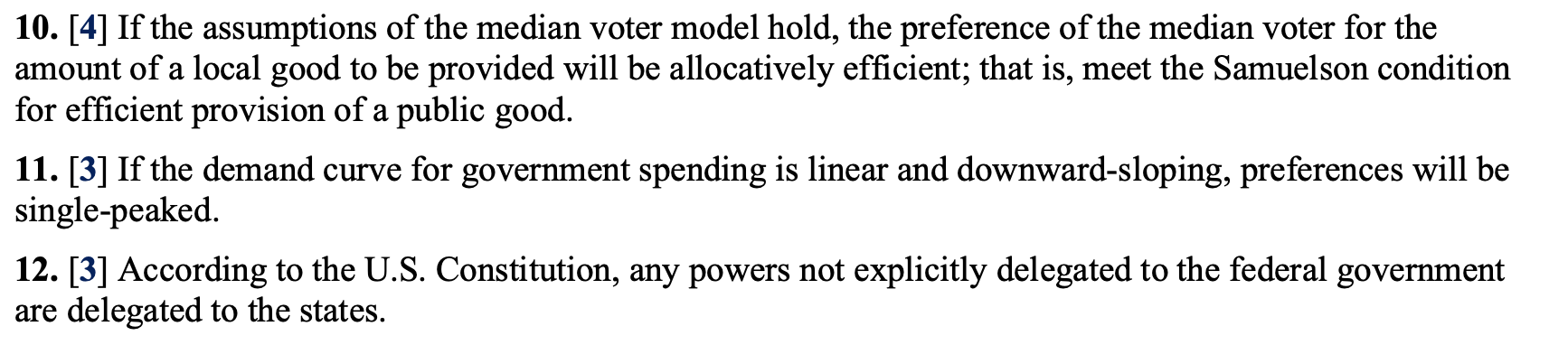 Solved 10. [4] If the assumptions of the median voter model | Chegg.com