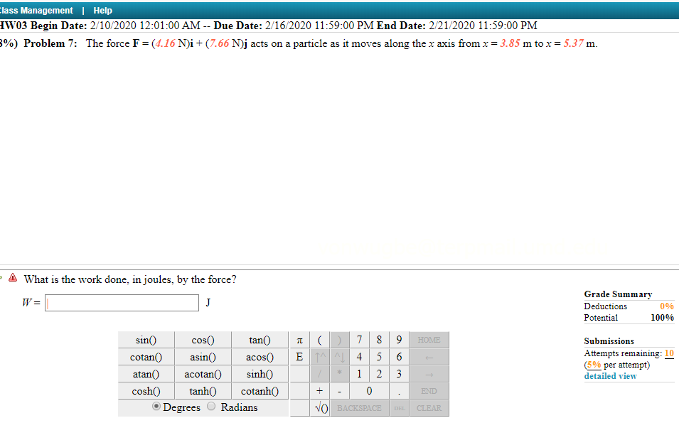 Solved Class Management | Help HW03 Begin Date: 2/10/2020 | Chegg.com