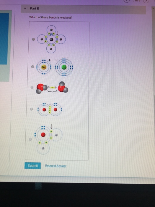 Solved Part A Each water molecule is joined to一一other | Chegg.com