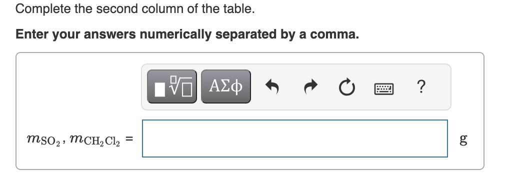 Solved Complete the table: Complete the second column of | Chegg.com