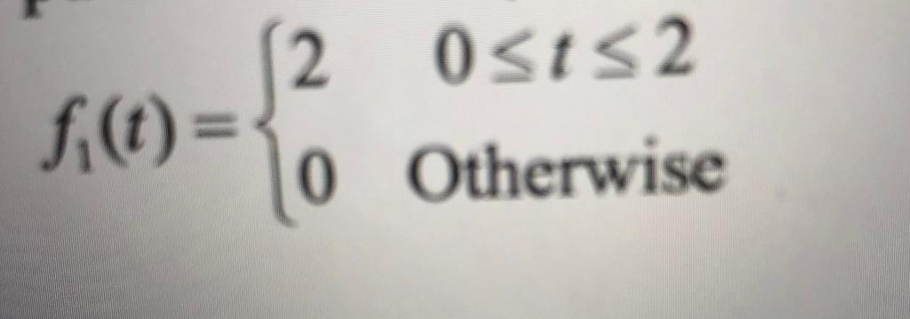 Solved Let a rectangular pulse be defined by and let a | Chegg.com