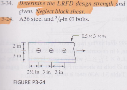 Solved 3-34. Determine the LRFD design strength and given. | Chegg.com