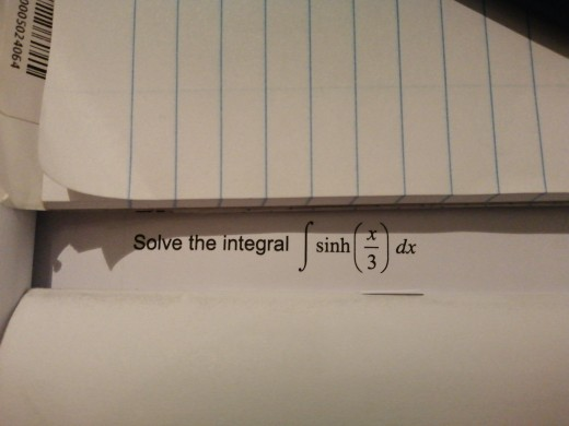 Solved 0005024064 Solve the integral Sinh | Chegg.com