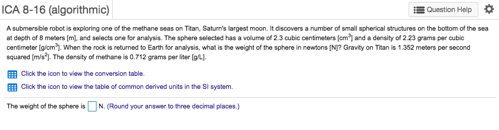 Solved ICA 8-16 (algorithmic) A Question Help O A | Chegg.com