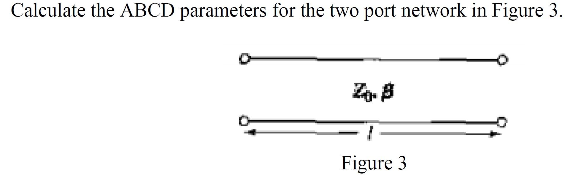 Solved Calculate the ABCD parameters for the two port | Chegg.com