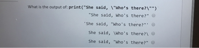 Solved hich of the following statements is true Python | Chegg.com