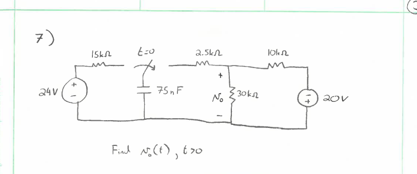 Solved Find v0(t),t>0 | Chegg.com Solved Find v0(t),t>0 | Chegg.com