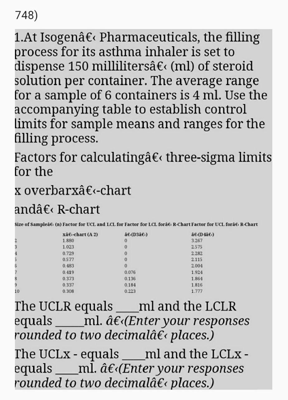 Solved 748) 1.At Isogenâ€
