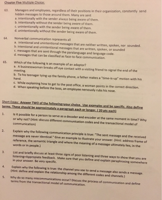Managers and employees, regardless of their positions | Chegg.com