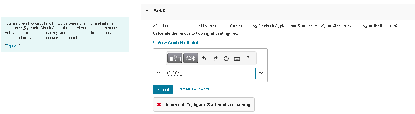 Solved You are given two circuits with two batteries of emf | Chegg.com