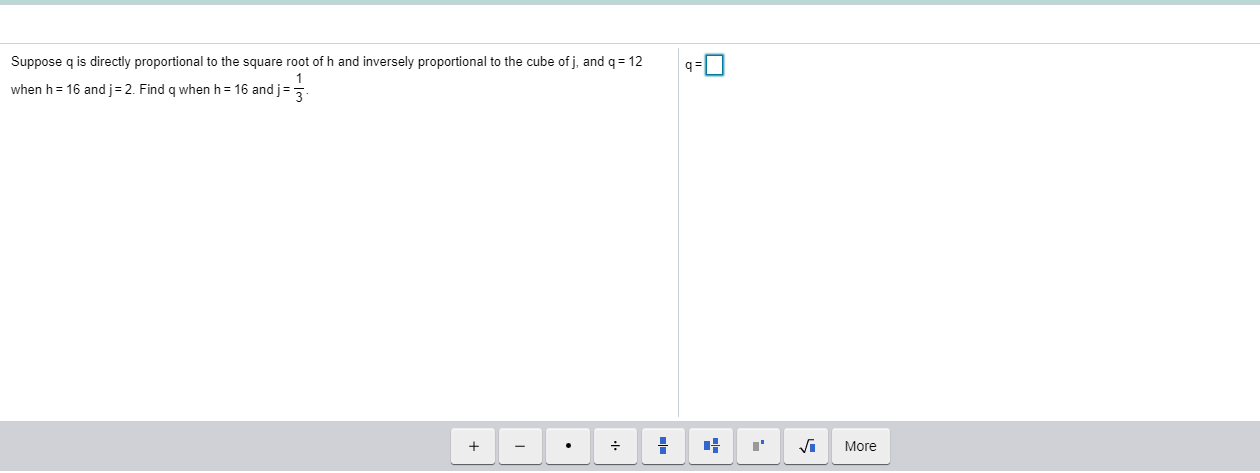 Solved q Suppose q is directly proportional to the square | Chegg.com