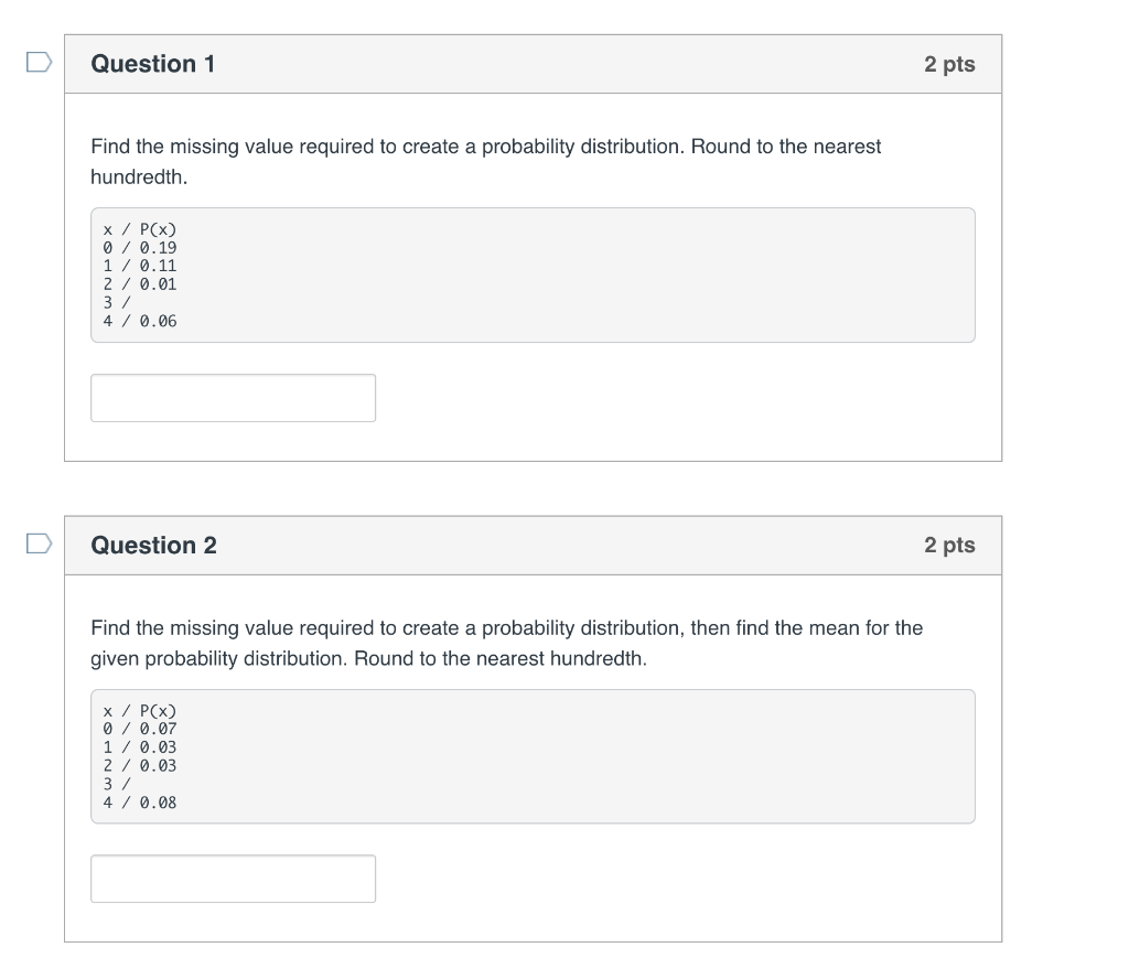 Solved Find the missing value required to create a | Chegg.com