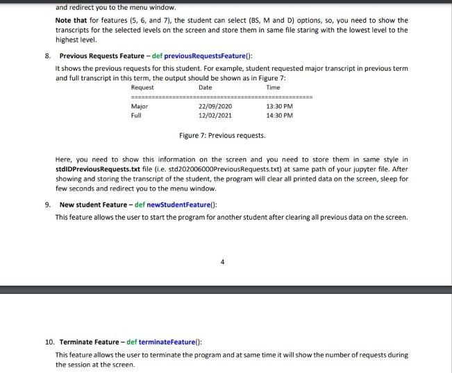Python 3 project 2 Please check Python 3 project part | Chegg.com