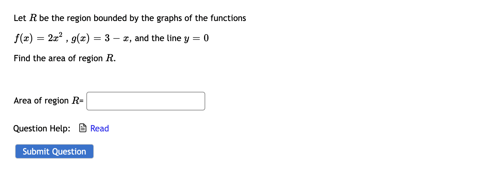 Solved Let R be the region bounded by the graphs of the | Chegg.com