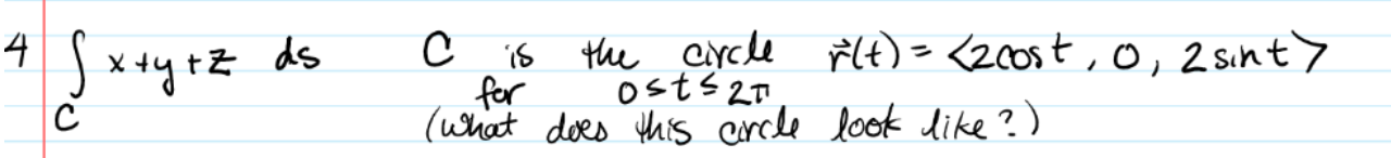Solved For exercises, 1-3 a) Parameterize the Curve c b) | Chegg.com
