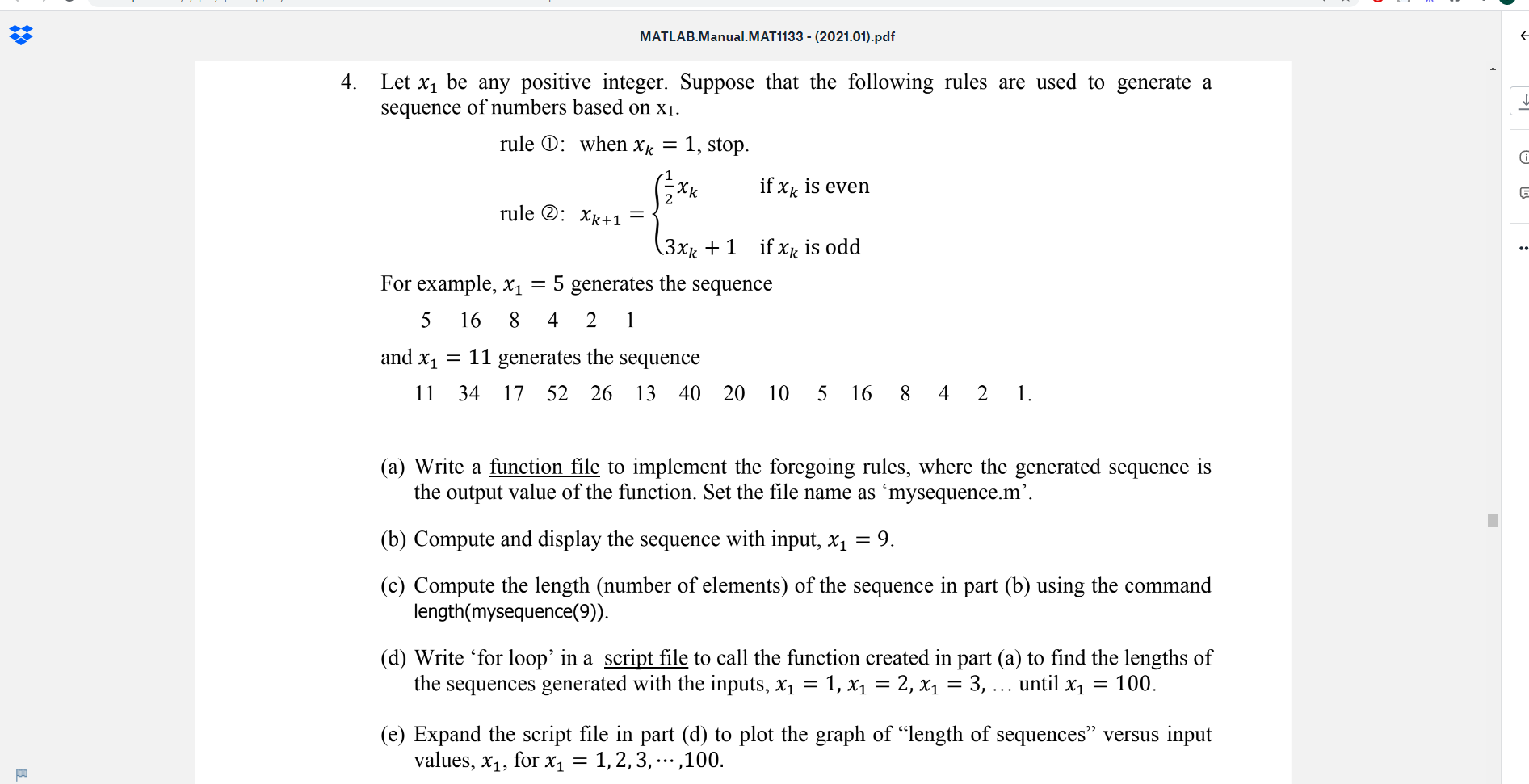 Solved 소 + MATLAB.Manual.MAT1133 - (2021.01).pdf vu u Tuqunu | Chegg.com