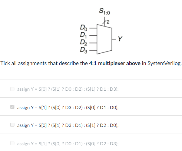 Solved Signals in SystemVerilog can take either 1, 0, Z or | Chegg.com