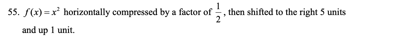 Solved Describe how each function is a transformation of the | Chegg.com