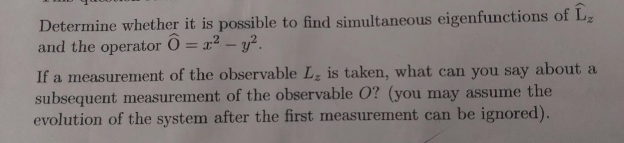 Solved Compatibility of operators. Please explain the answer | Chegg.com