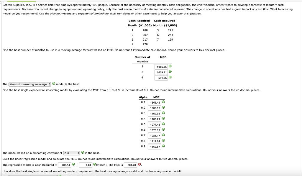 Solved Canton Supplies, Inc., is a service firm that employs | Chegg.com