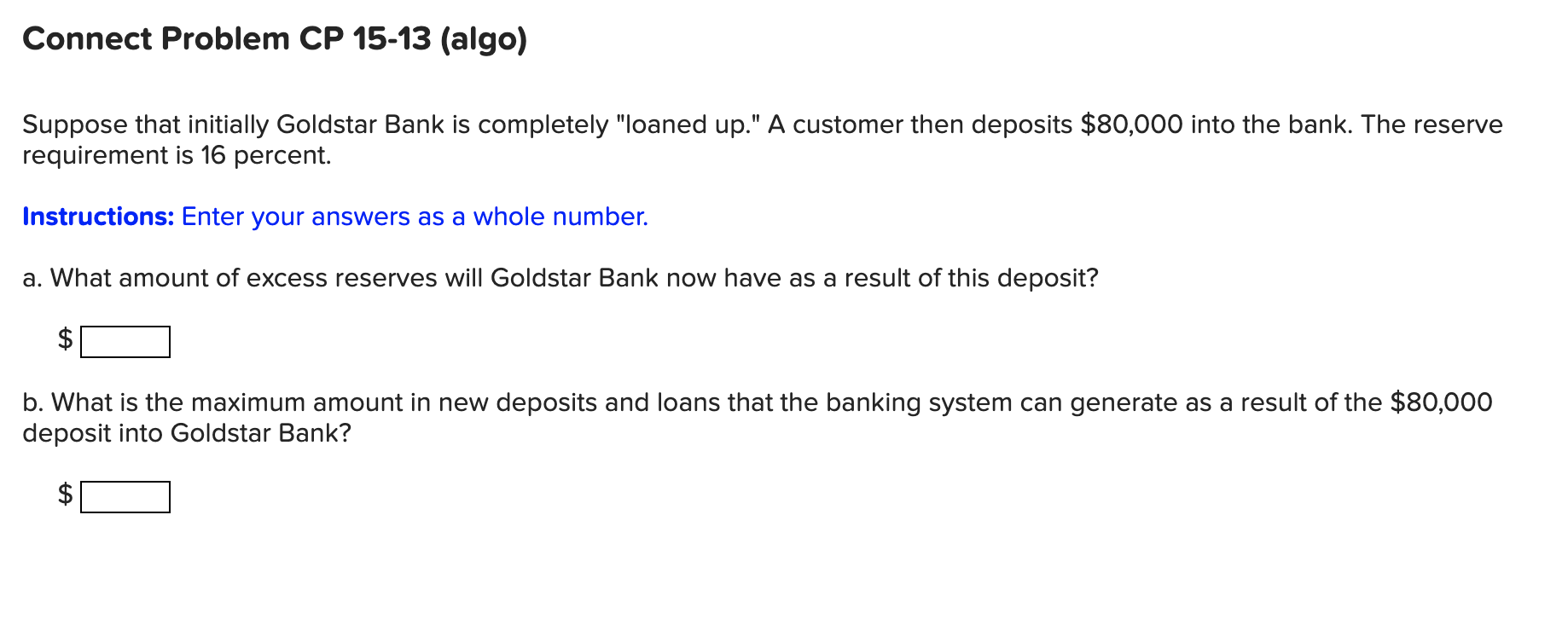 Solved Connect Problem CP 15-13 (algo) Suppose that | Chegg.com