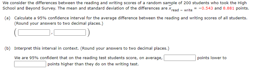 Solved We consider the differences between the reading and | Chegg.com