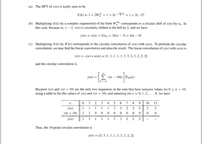 Solved DFT Properties 6.10 Consider the finite-length | Chegg.com