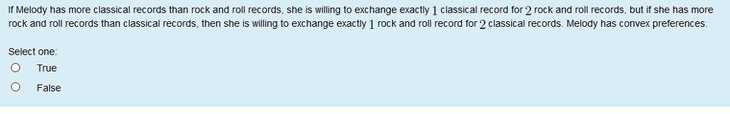 Solved A consumer with convex preferences who is indifferent | Chegg.com