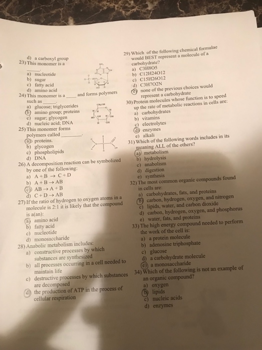 Solved Anatomy and physiology 1 base on chemistry. I did | Chegg.com