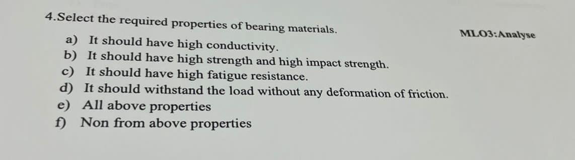Solved MLO3:Analyse 4. Select the required properties of | Chegg.com